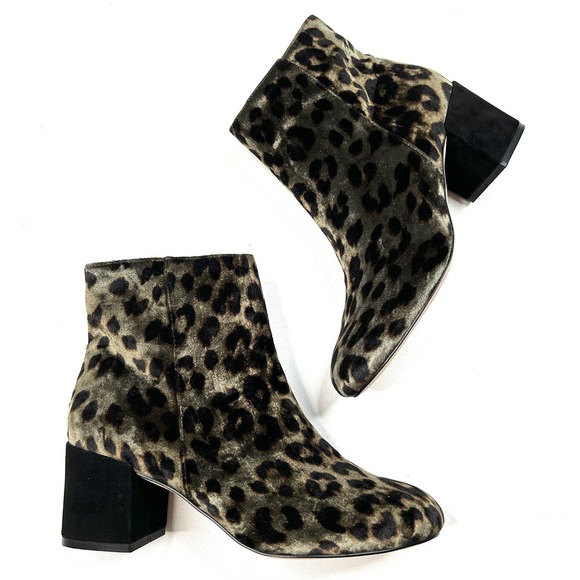 Anthropologie | Shoes | Aanthropologie Anthro Velvet Leopard Print ...